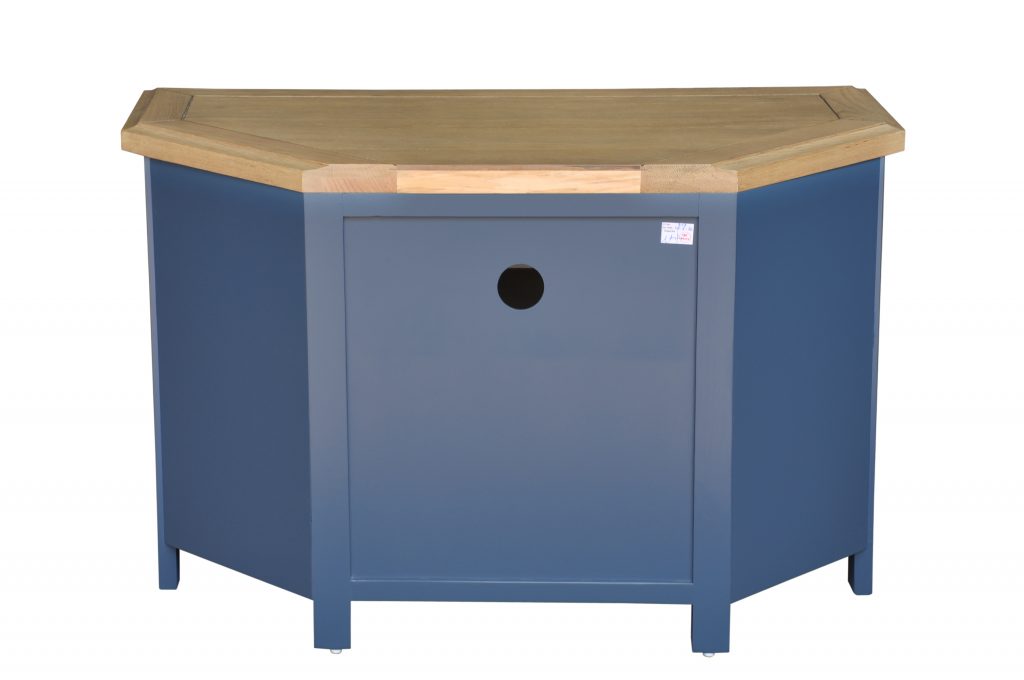 Marine Bleu Corner TV Unit | Lane Brothers Homestore
